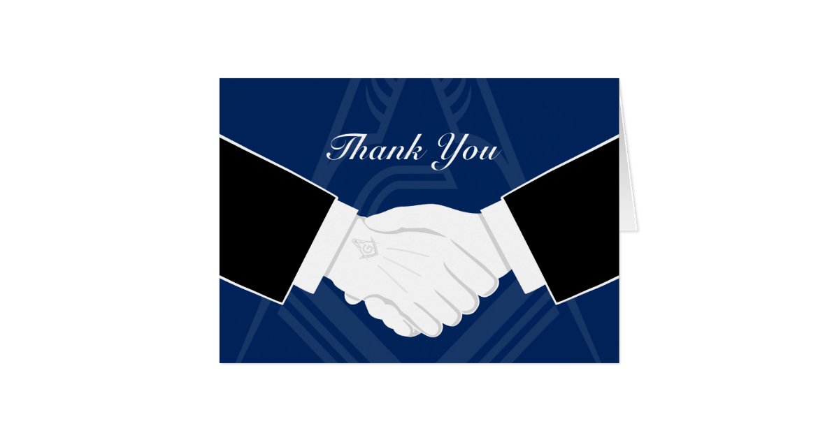 Freemason Thank You Cards | Masonic Greeting | Zazzle.com