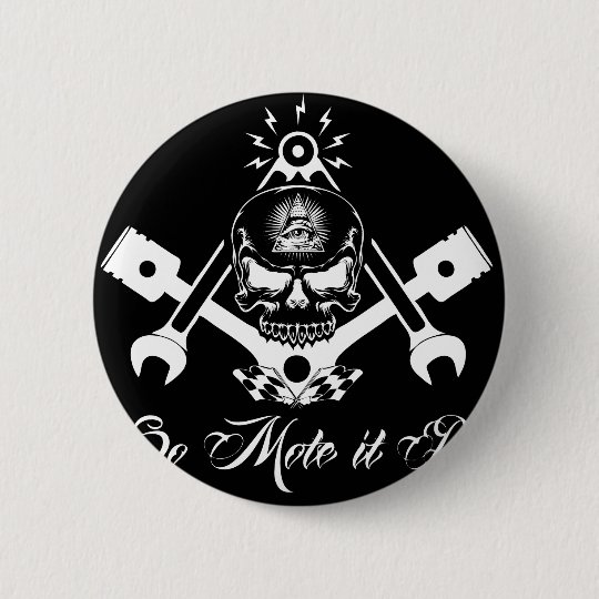 Freemason-Widows-Sons-Masonic-Hotrod-Logo-20160407 Button | Zazzle.com