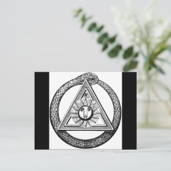 Freemasonry All Seeing Eye Masonic Symbol Postcard | Zazzle