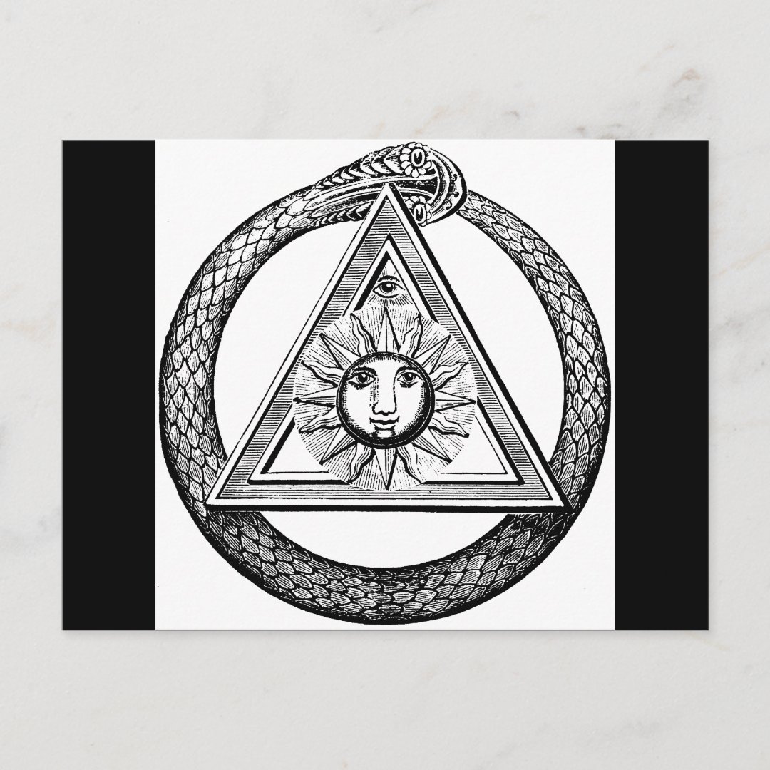 Freemasonry All Seeing Eye Masonic Symbol Postcard | Zazzle