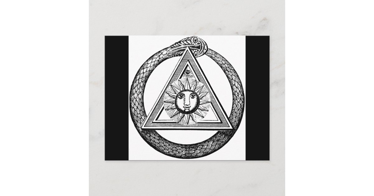 Freemasonry All Seeing Eye Masonic Symbol Postcard | Zazzle
