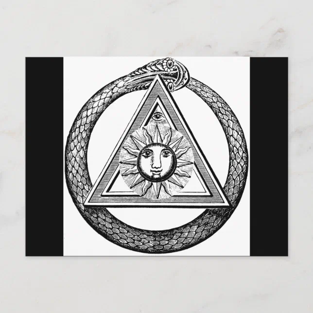 Freemasonry All Seeing Eye Masonic Symbol Postcard | Zazzle