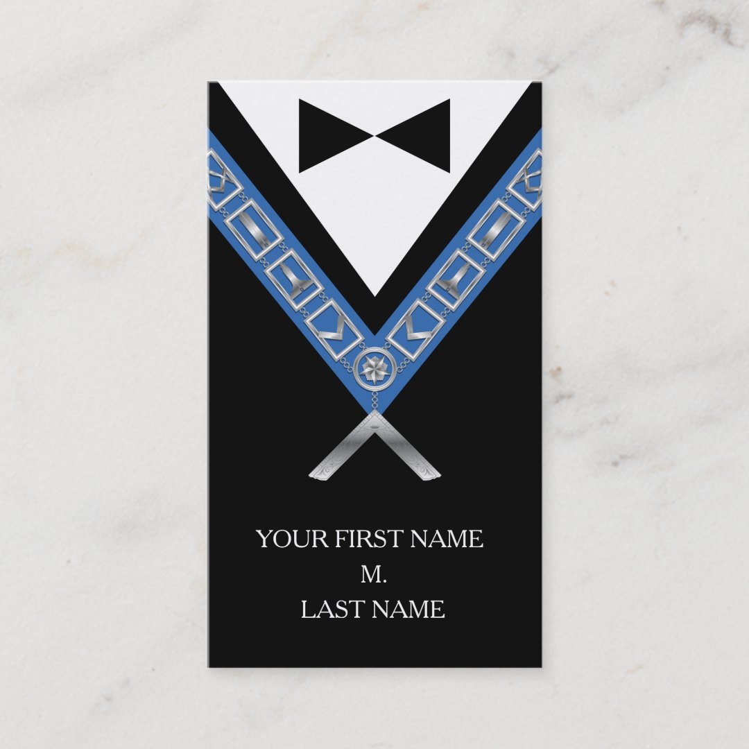 Freemasonry Business Cards - Custom Masonic Card | Zazzle