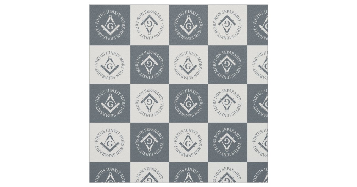 Freemasonry sign fabric | Zazzle