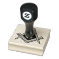 Freemasonry Square and Compass Masonic Rubber Stamp | Zazzle