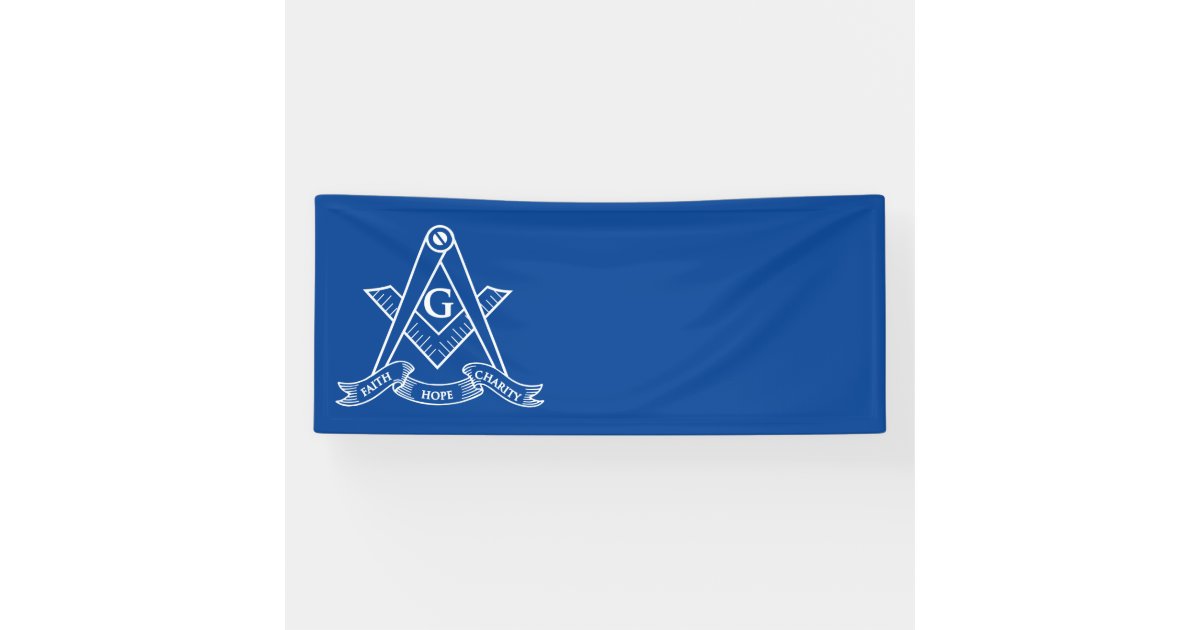 Freemasonry symbol banner | Zazzle