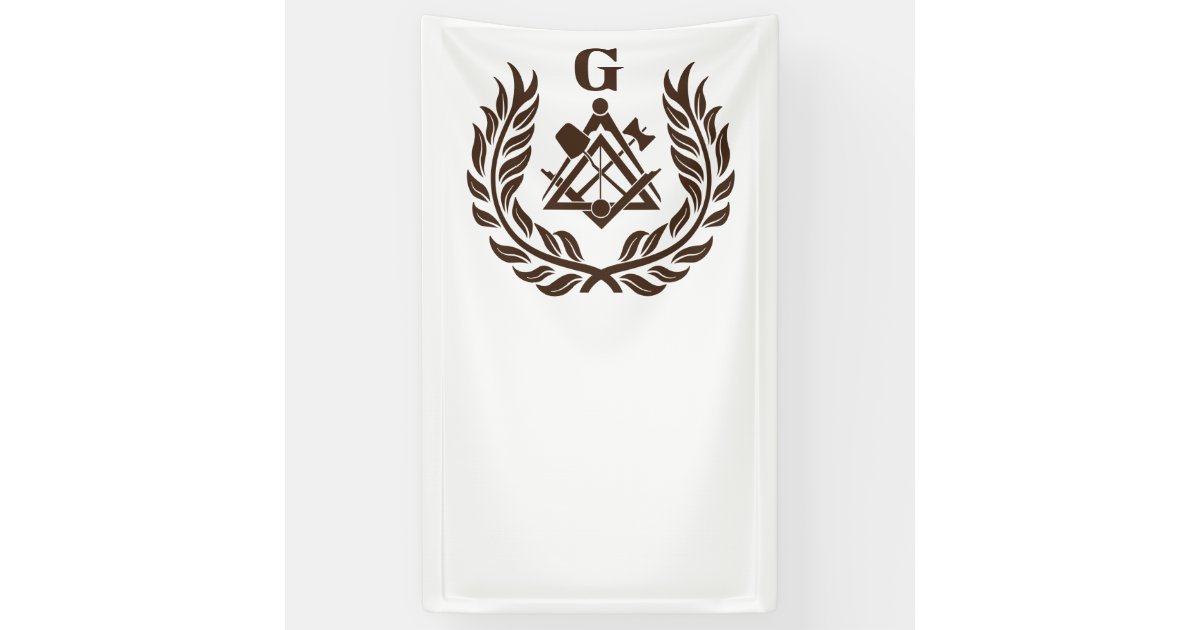 Freemasonry symbol banner | Zazzle
