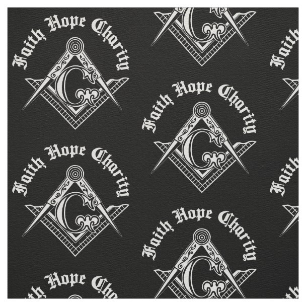 Masonic symbol fabric | Zazzle.com