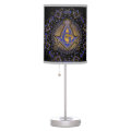 Freemasonry symbol Square and Compasses Table Lamp | Zazzle