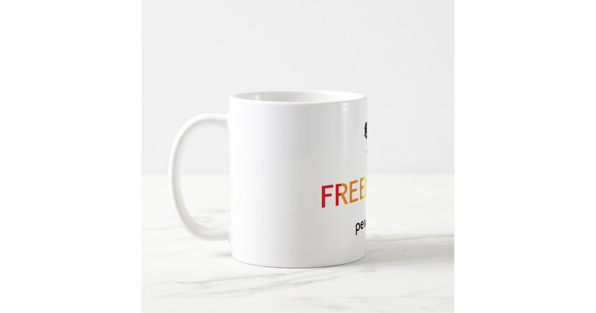 freenbecky logo rainbow colors coffee mug | Zazzle