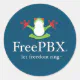 FreePBX Logo Stickers (Blue) | Zazzle