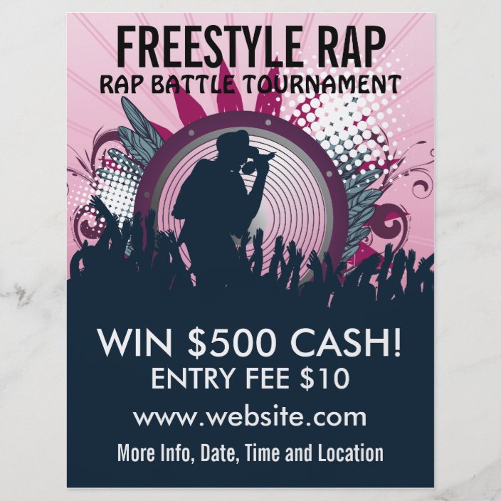 Freestyle Rap Music Flyer | Zazzle.com