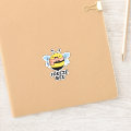 Freeze Bee Funny Insect Bug Pun Sticker | Zazzle