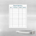 Freezer Inventory Dry Erase Magnetic Sheet | Zazzle