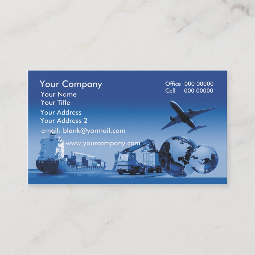 Freight Business Card | Zazzle