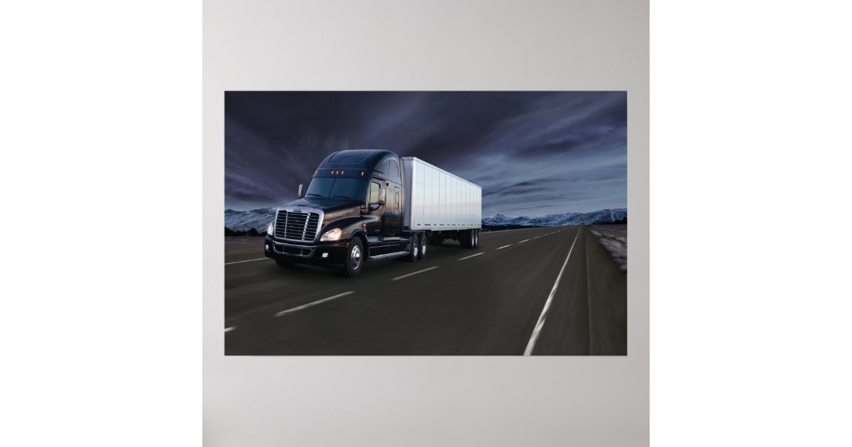 Freightliner Cascadia #21 Poster | Zazzle