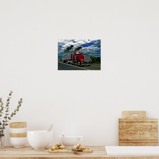 Freightliner Rollin' Poster | Zazzle