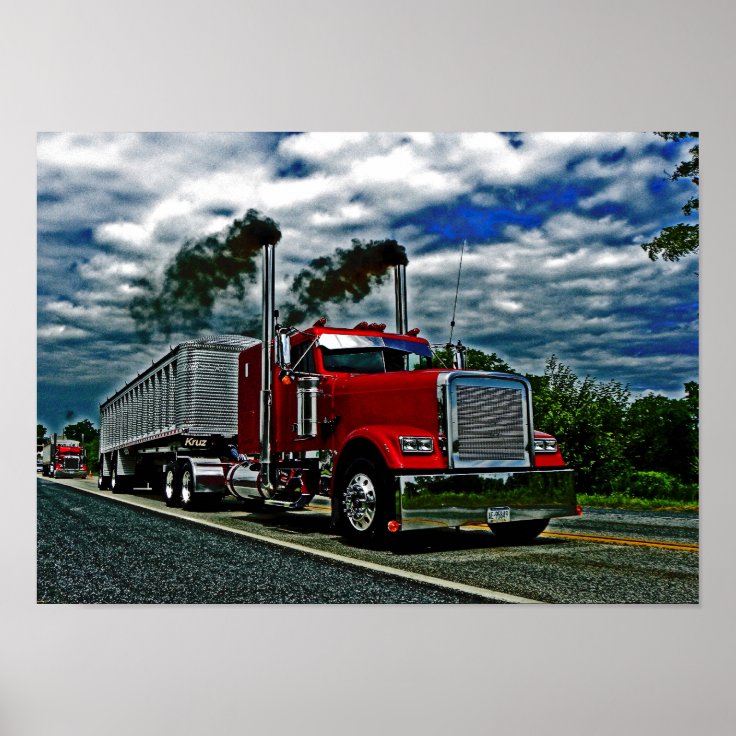 Freightliner Rollin' Poster | Zazzle