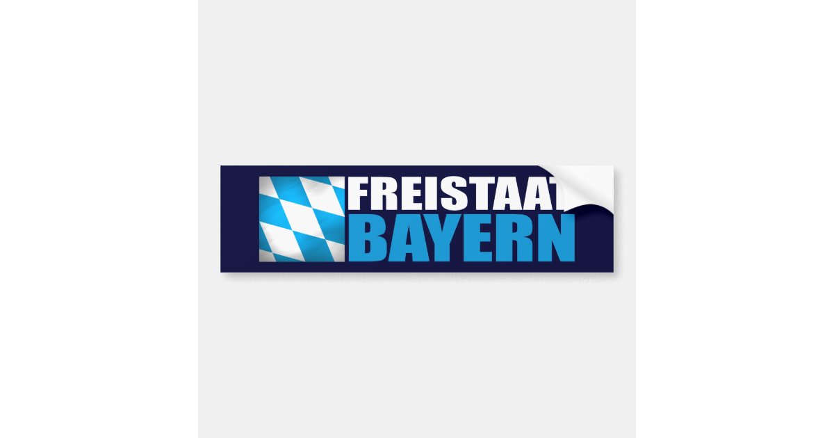 Freistaat Bayern Bumper Sticker | Zazzle