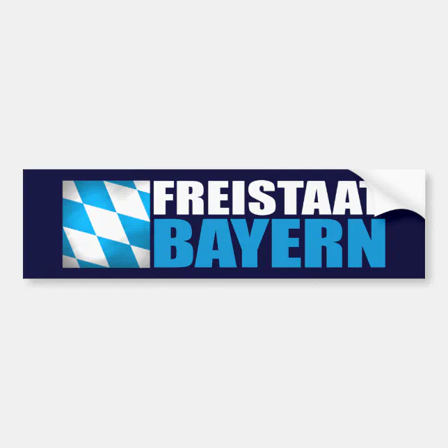 Freistaat Bayern Bumper Sticker | Zazzle