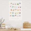 French Alphabet Poster | Zazzle