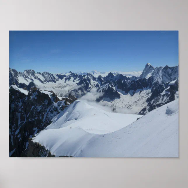 French Alps Chamonix Poster | Zazzle