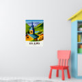 French Alps travel poster | Zazzle