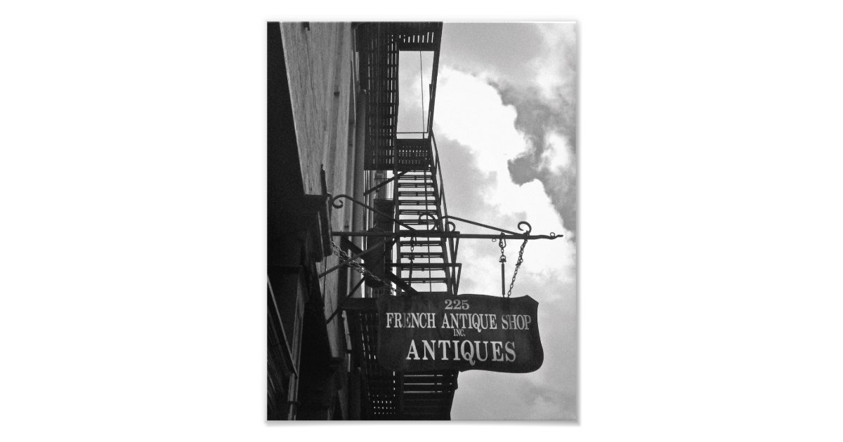 French antique shop sign | Zazzle
