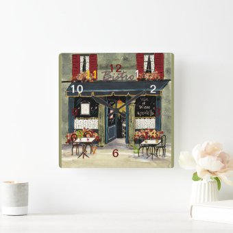 French Bistro wall clock | Zazzle