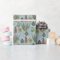 French Blue Aloe Vera Succulent Cactus Wrapping Paper | Zazzle