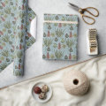 French Blue Aloe Vera Succulent Cactus Wrapping Paper | Zazzle