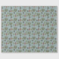 French Blue Aloe Vera Succulent Cactus Wrapping Paper | Zazzle
