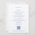 French Blue Victorian Frame Wedding Invitation | Zazzle