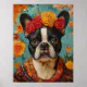 French Bulldog as Frida Kahlo Poster | Zazzle