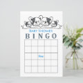 French Bulldog baby shower bingo card | Zazzle