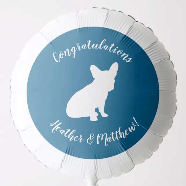 French Bulldog Baby Shower Frenchie Frenchy Balloon | Zazzle