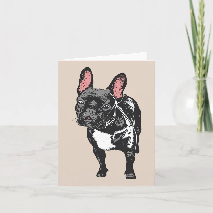 French Bulldog Card | Zazzle