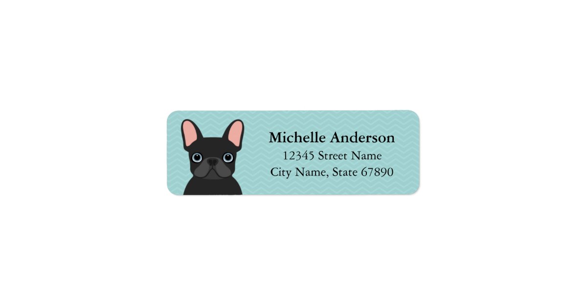 French Bulldog Return Address Labels | Zazzle