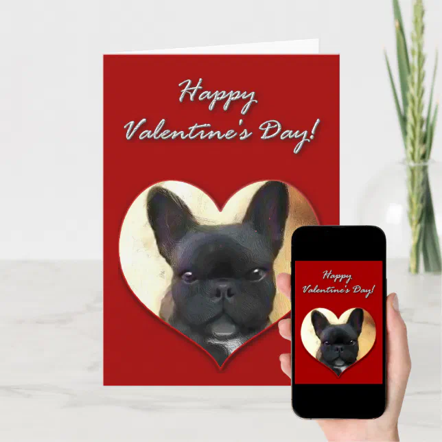 French Bulldog Valentines Day Card | Zazzle