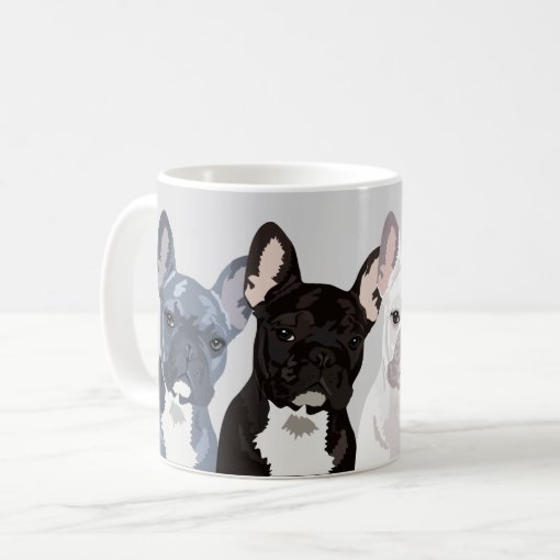 French Bulldogs | Cute Frenchie Bulldog Coffee Mug | Zazzle