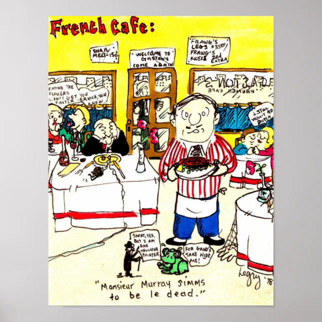 French Cafe - Poster | Zazzle