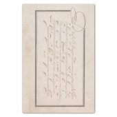 French Calligraphy Handwriting Script Parchment Tissue Paper | Zazzle