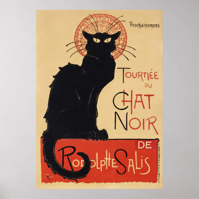 French Cat Poster | Zazzle