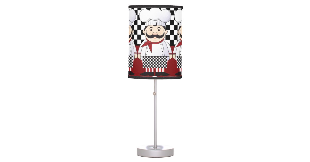 French Chef Table Lamp | Zazzle