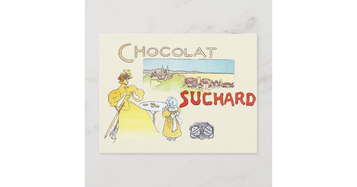 French Chocolate Victorian Candy Sugar Postcard | Zazzle