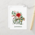 French Christmas Card Joyeux Noel | Zazzle