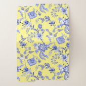 French Country Yellow And Blue File Folder | Zazzle