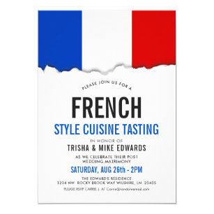 French Party Invitations | Zazzle