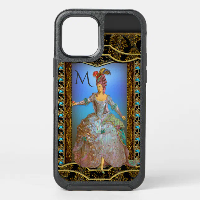 French Delightfully Unique Pretty Baroque Monogram Otterbox iPhone Case ...