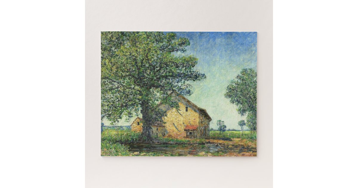 French Farm at La Petite Mare (by Francis Picabia) Jigsaw Puzzle | Zazzle